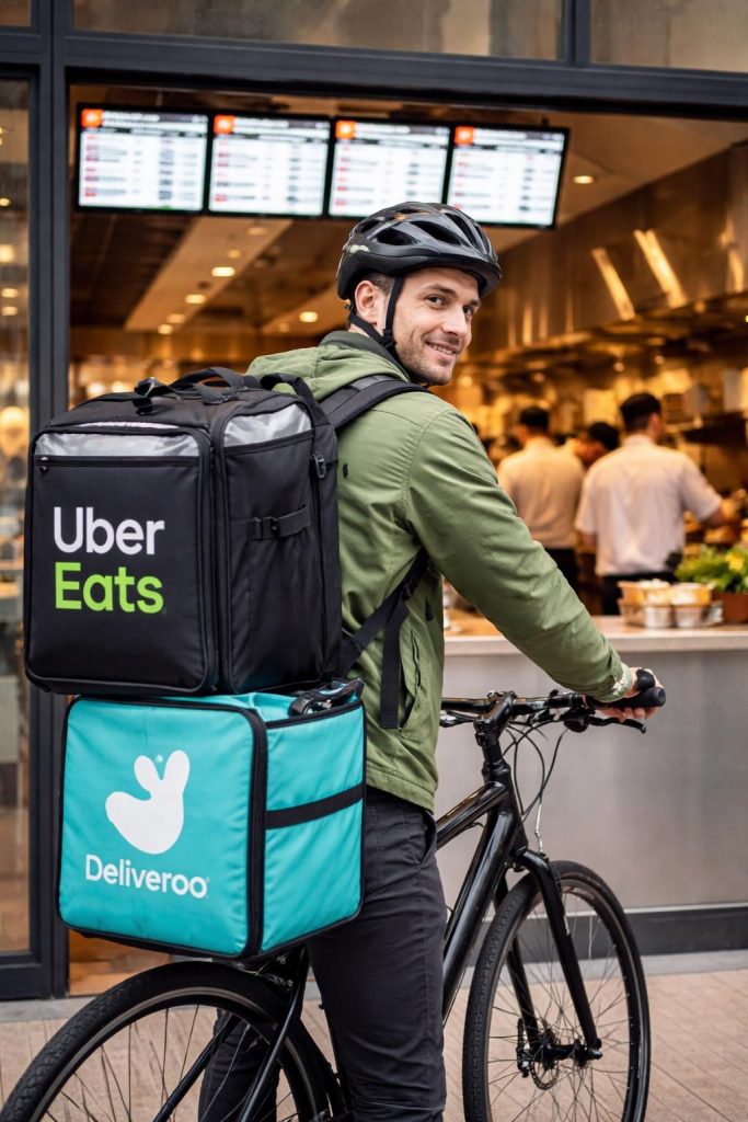 La livraison alimentaire avec Uber Eats, Deliveroo et les systèmes de ...